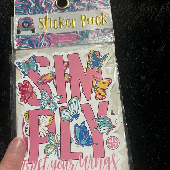Simply Southern | Design | Simply Southern Pink And White Sticker Set ...